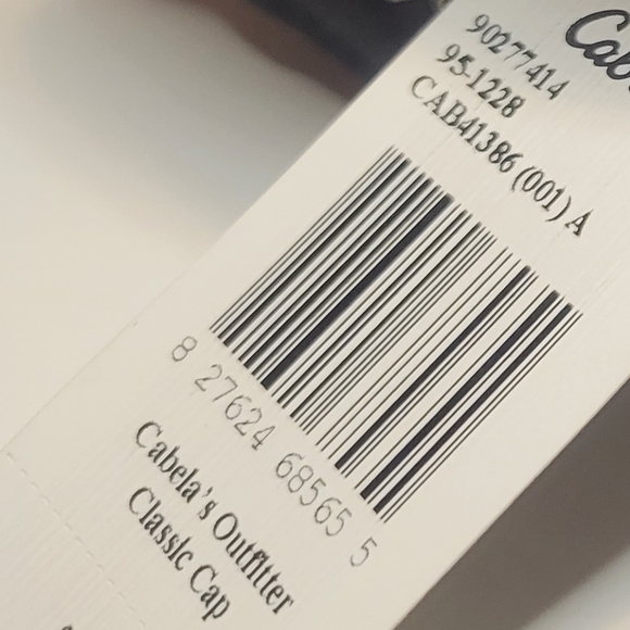 Cabela's | Accessories | Cabelas Signature Logo Hat Black With White ...